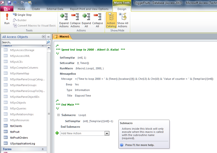 Ms Access Data Macros In Access2010 Triggers Stack Overflow